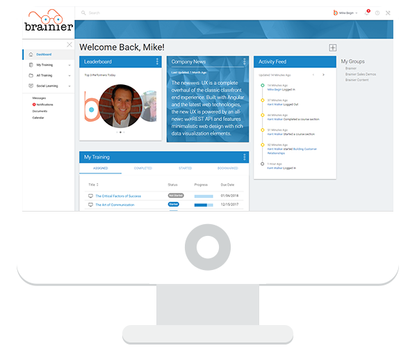 Brainier LMS Review From LMS.org - Free Demo Available