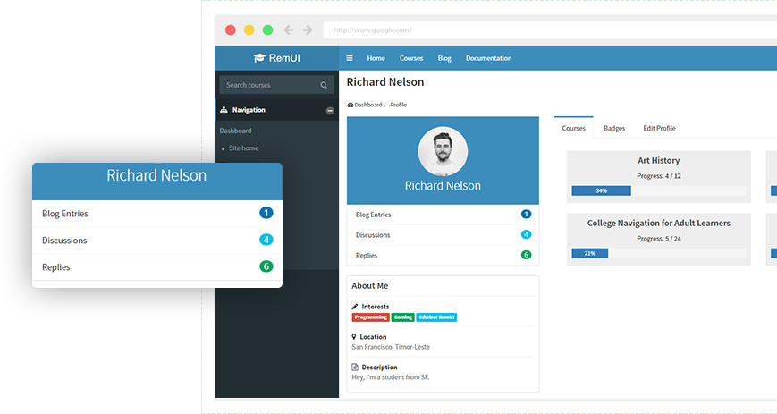 Edwiser RemUI Moodle Template Review From LMS.org
