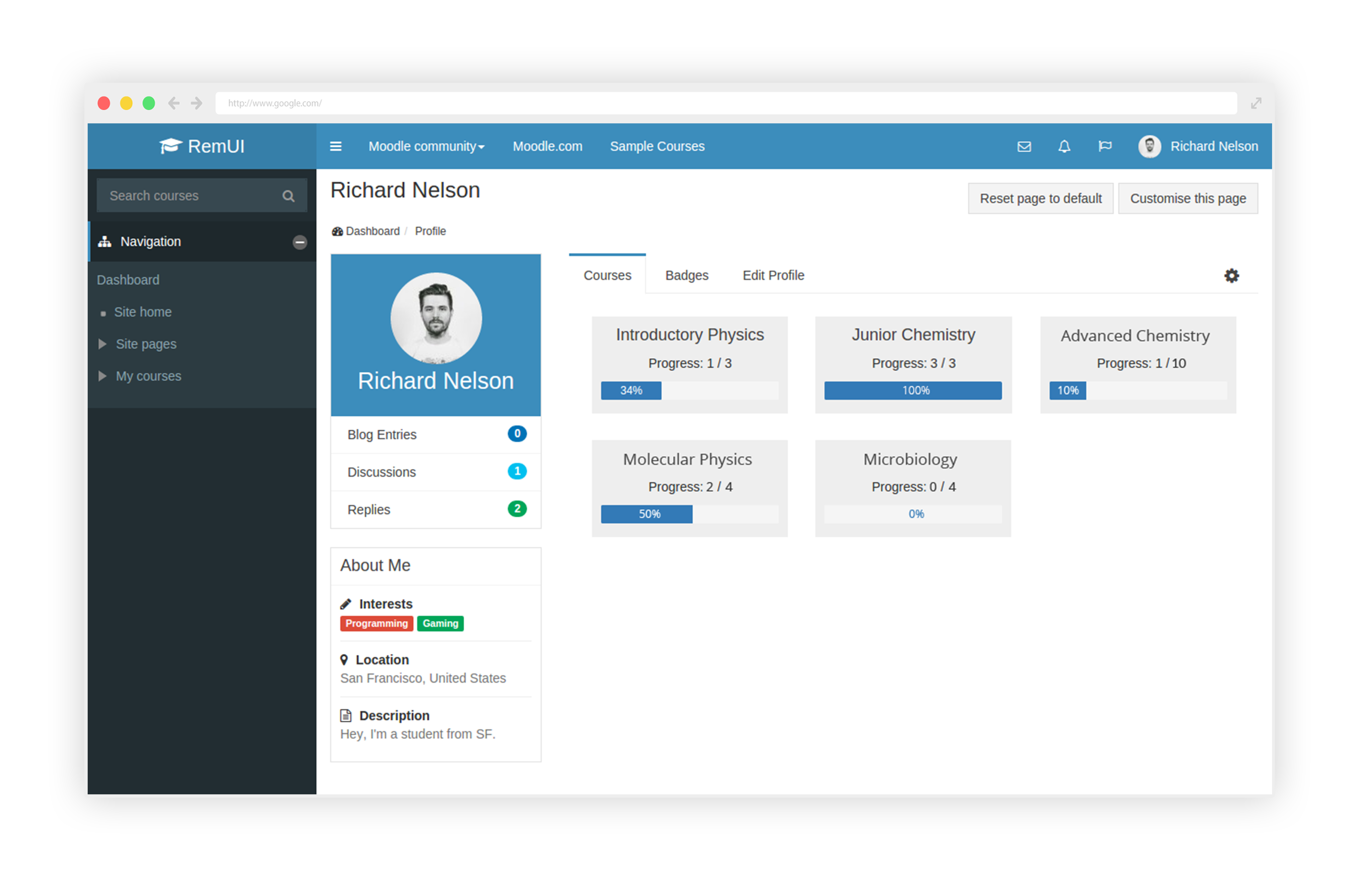 Edwiser RemUI Moodle Template Review From LMS.org