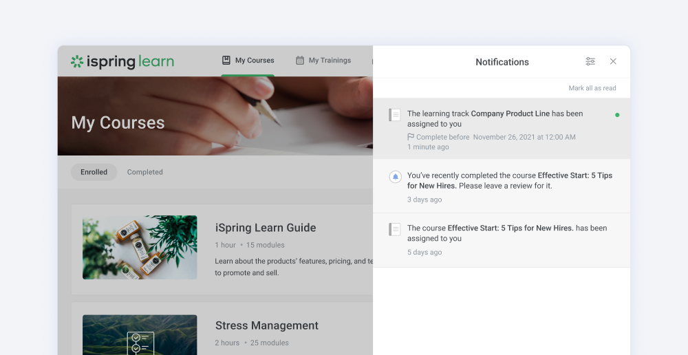 iSpring Learn LMS Reviews From LMS.org - Free Trial & Pricing Available